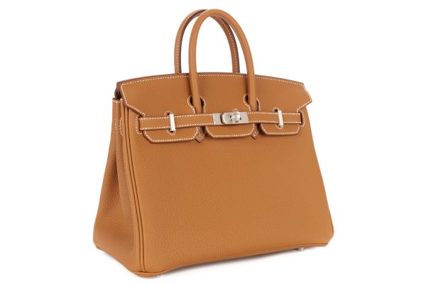 Hermès Birkin 25 Gold Togo Brushed Palladium Hardware - Luxury Shopping