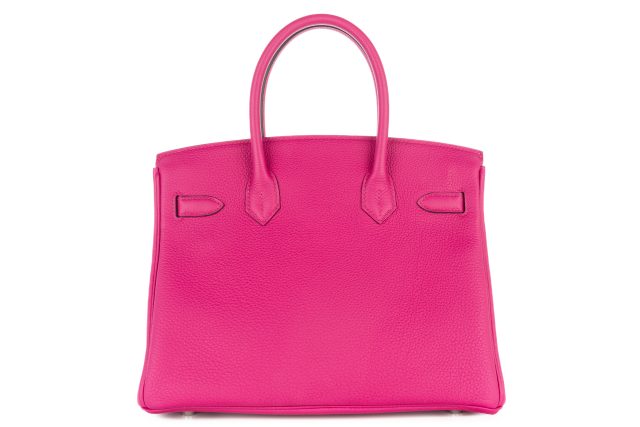 Hermès Birkin 30 Rose Pourpre Togo Palladium Hardware - Luxury Shopping