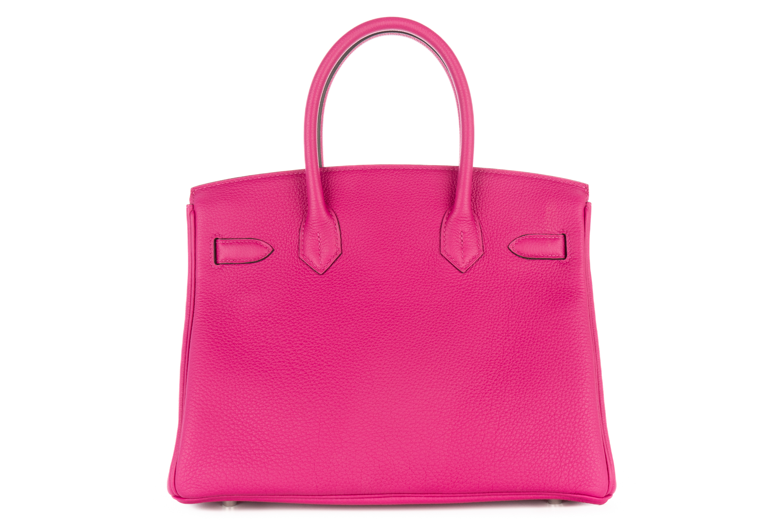 Hermès Birkin 30 Rose Pourpre Togo Palladium Hardware - Luxury Shopping