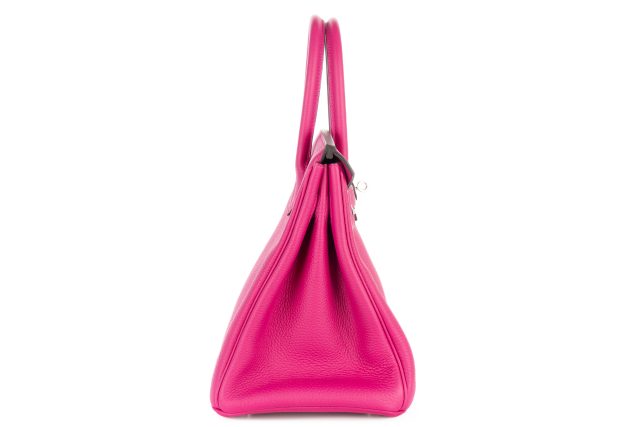 Hermès Birkin 30 Rose Pourpre Togo Palladium Hardware - Luxury Shopping