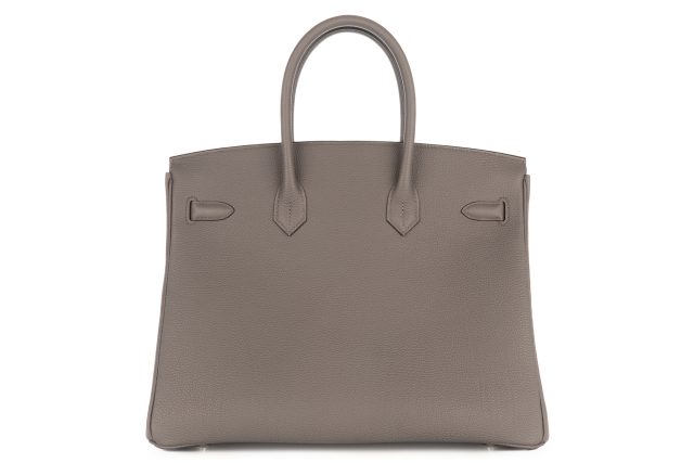 Hermès Birkin 35 Gris Etain Togo Palladium Hardware - Luxury Shopping