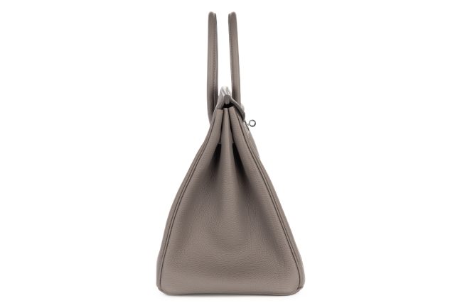 Hermès Birkin 35 Gris Etain Togo Palladium Hardware - Luxury Shopping