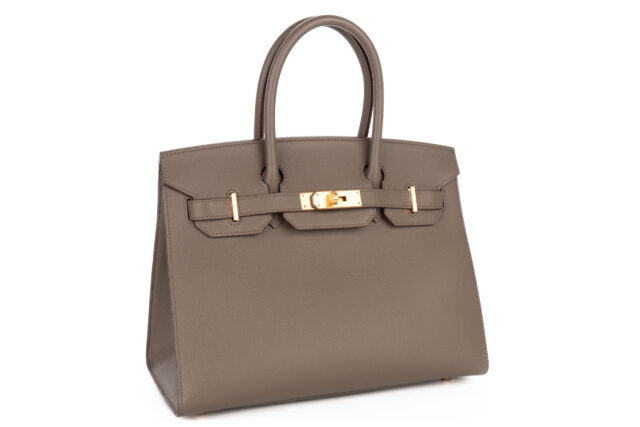 Hermès Birkin 30 Gris Etain Epsom Sellier Gold Hardware - Luxury Shopping