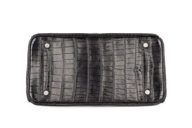 Hermès Birkin 30 Noir – Black Matte Crocodile Palladium Hardware ...