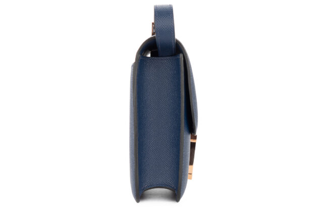 Hermès Constance 24 Bleu Navy Epsom Rose Gold Hardware - Luxury Shopping