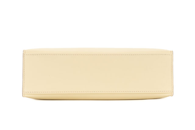 Hermès Kelly Pochette Jaune Milton Swift Palladium Hardware - Luxury ...